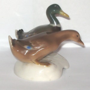 Mallard and Drake Rare MI Hummel Germany Porcelain Ceramic 1961 Pair of ...