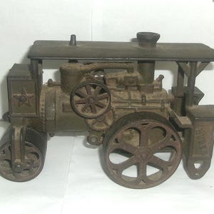 Antique Steam Roller Toy - Etsy