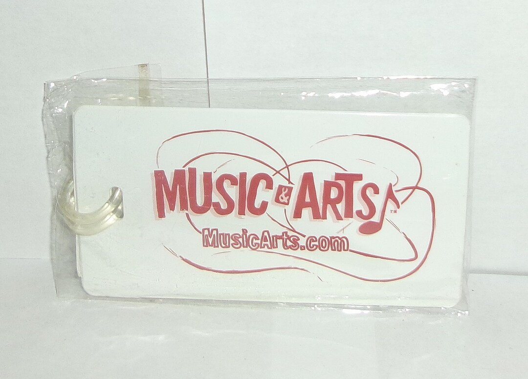 Music & Arts Instrument Case Tag Luggage Badge ID Band - Etsy