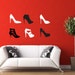 Fashion Shoes Vinyl Wall Decal - Etsy