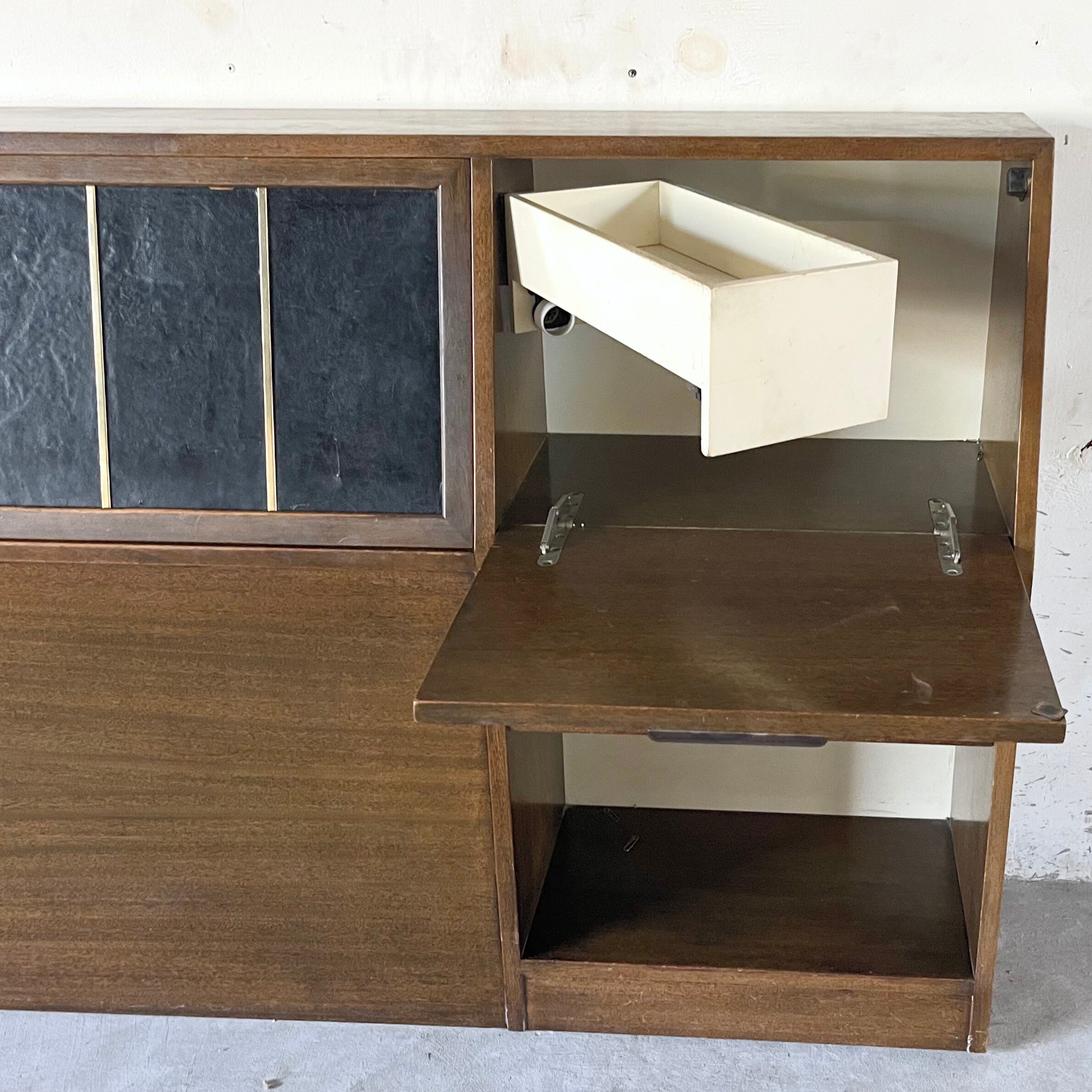 Harvey Probber Storage Headboard Full Size Bed - Etsy