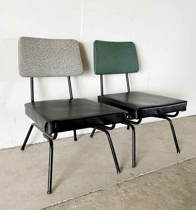 Pair Mid-century Modern Side Chairs - Etsy