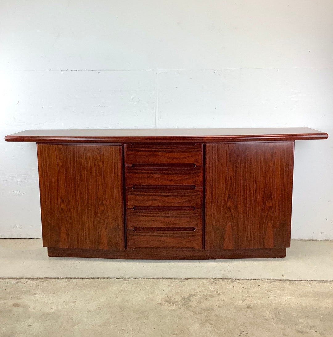 Scandinavian Modern Rosewood Sideboard by Skovby - Etsy