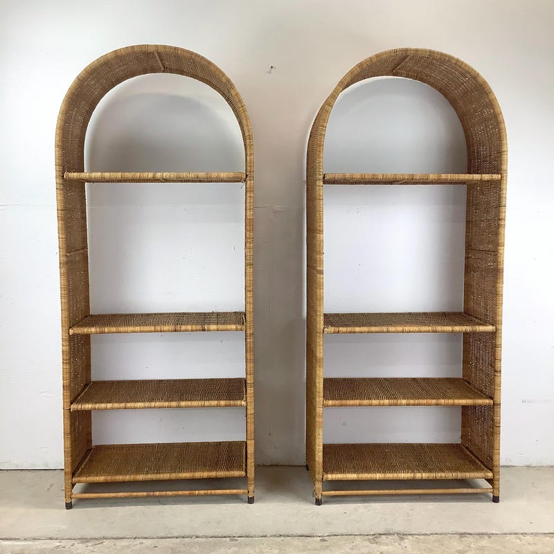 Arched Bookcase - Etsy
