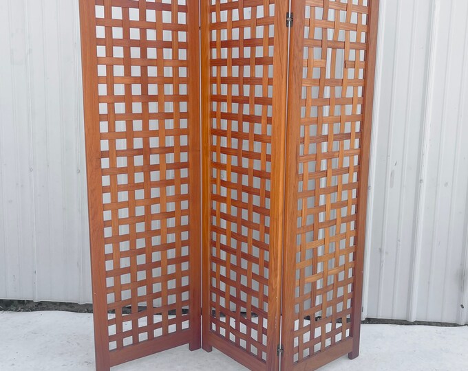 Vintage Modern Teak Room Divider - Etsy