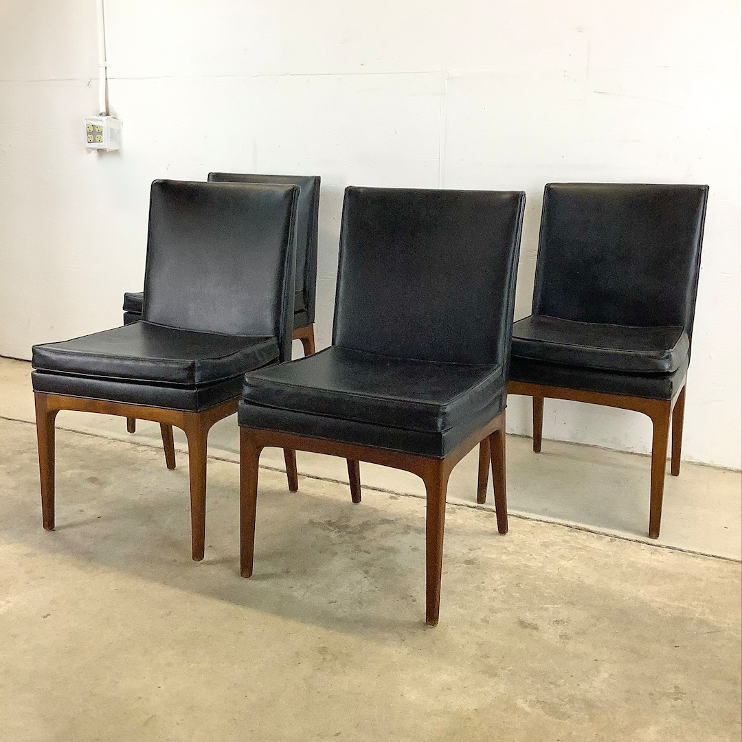 Retro Modern MCM Dining Chairs - Etsy