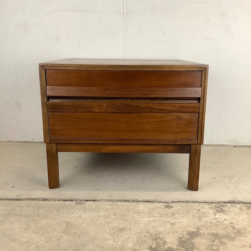 Walnut End Table - Etsy