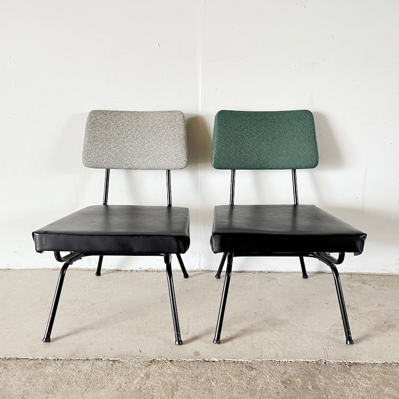 Pair Mid-century Modern Side Chairs - Etsy