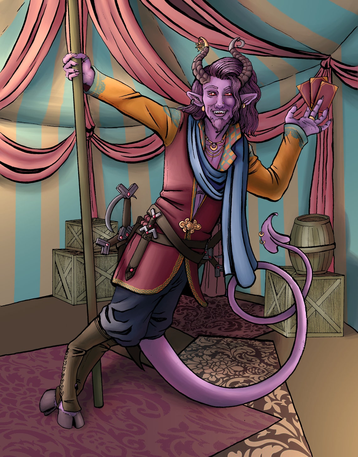 Mollymauk Critical Role Print 9x12 - Etsy UK