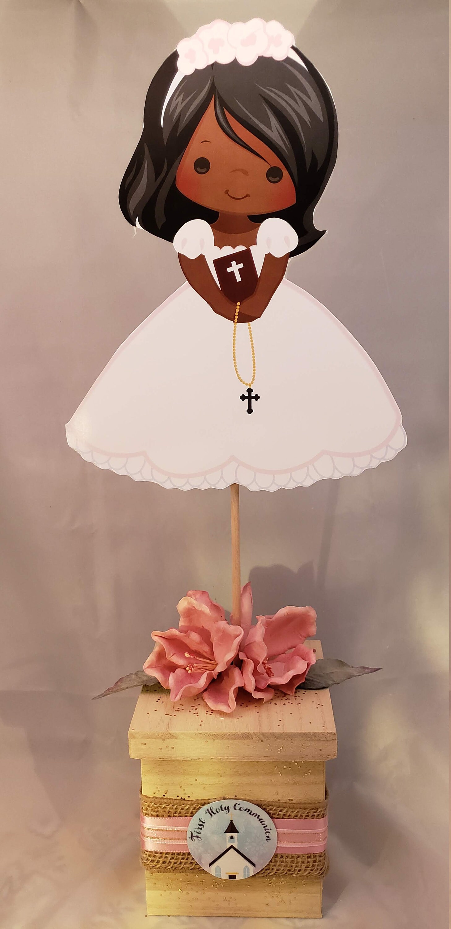 Girl First Communion or Confirmation Centerpiece - Etsy