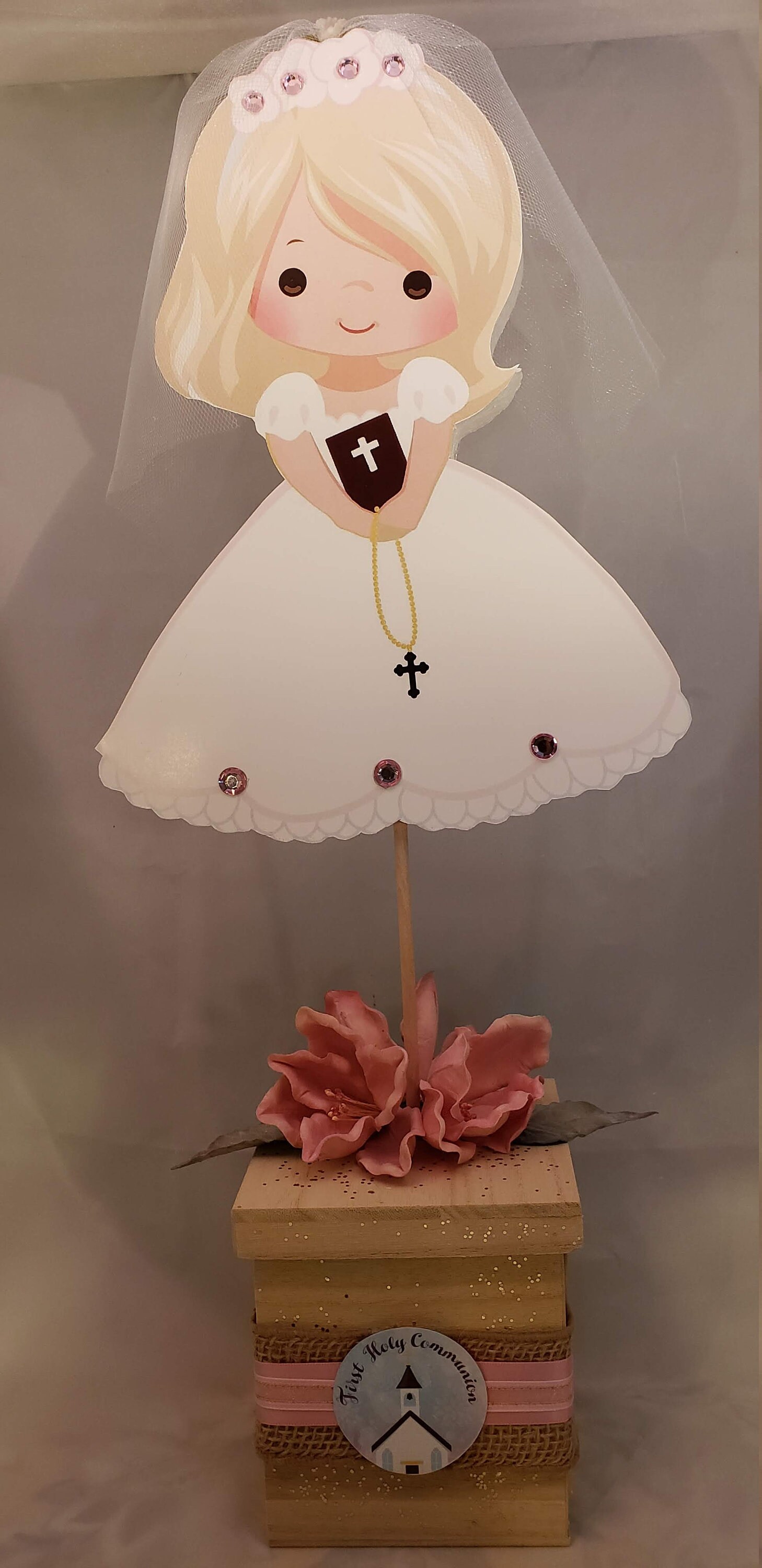 Girl First Communion or Confirmation Centerpiece - Etsy