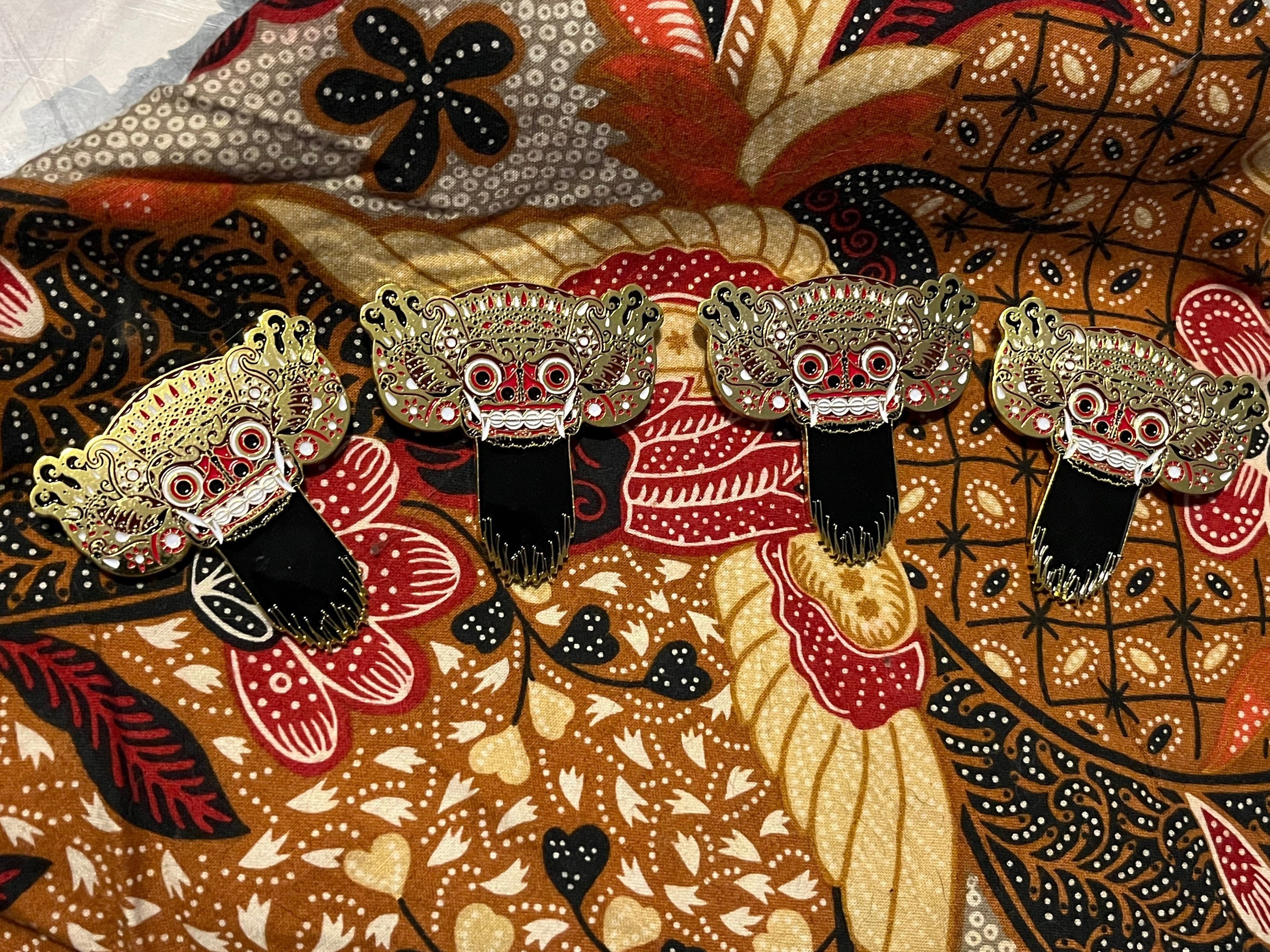 Barong Ket Balinese Pin Mythology Demon Guardian Southeast Asian - Etsy