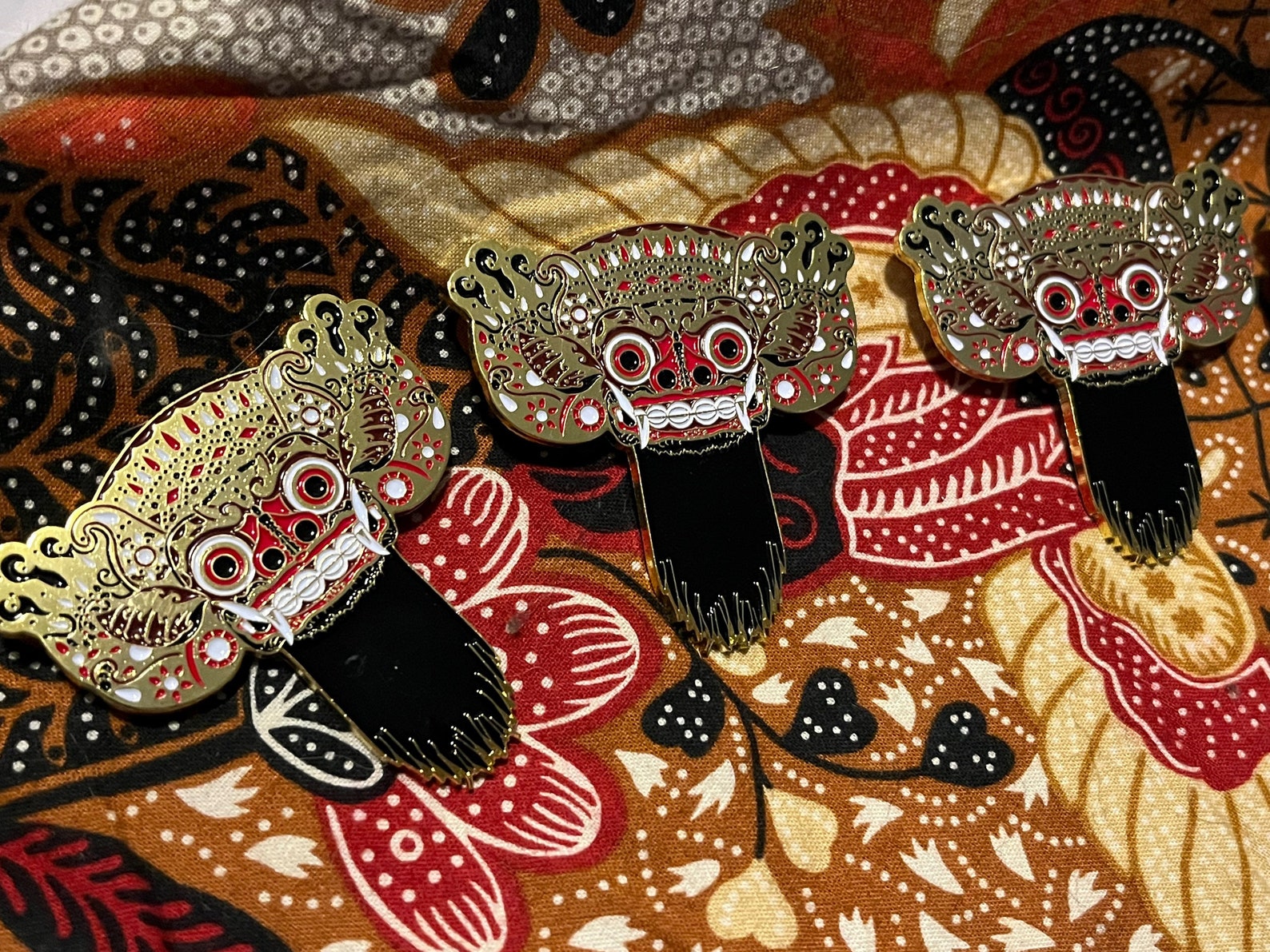 Barong Ket Balinese Pin Mythology Demon Guardian Southeast Asian - Etsy
