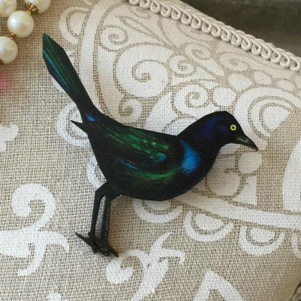 Bird Pin - Etsy
