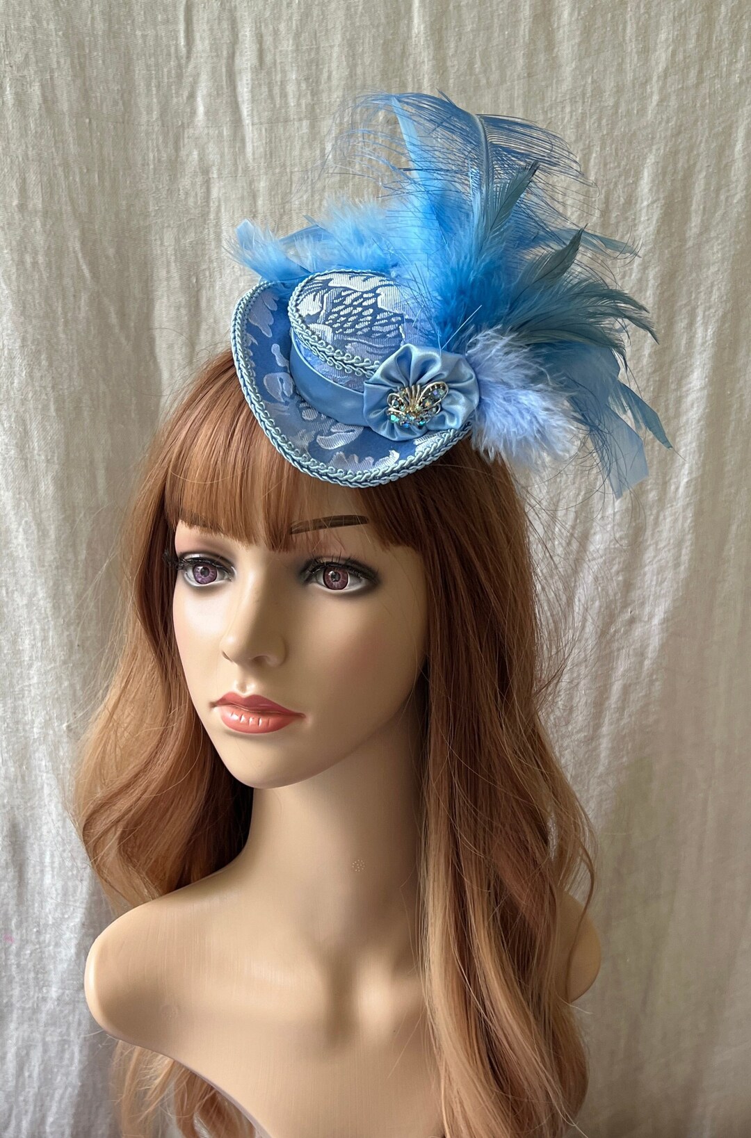 Mini Pirate Hat, Micro Mini Bicorn Hat,tea Party Hat,steampunk Tricorn ...