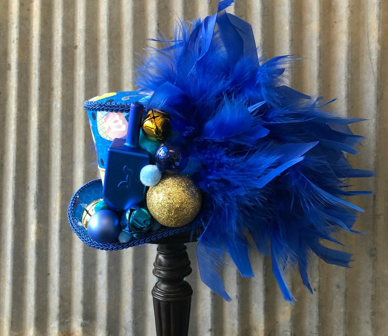 Mini Top Hat Hanukkah Mini Top Hat Dreidel Hat Holiday Hat - Etsy