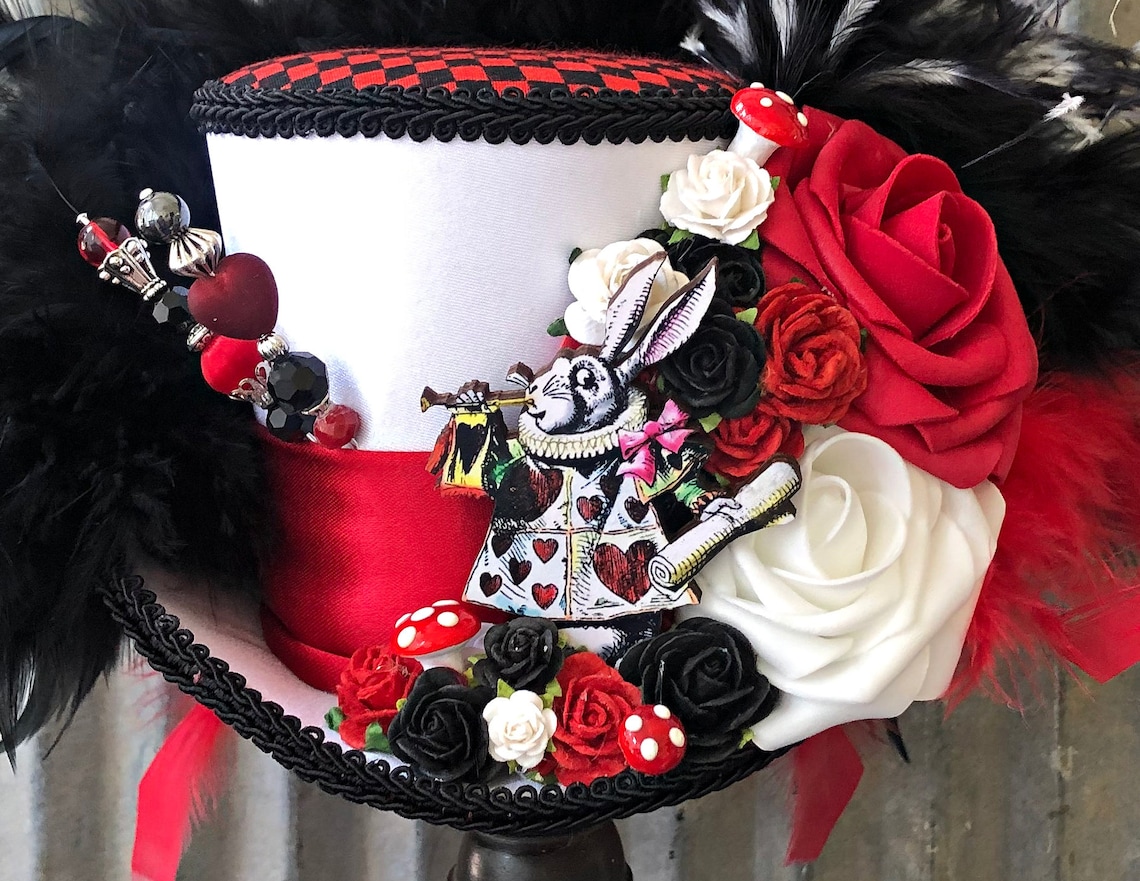 Mini Top hat Tea Party Mini Top Hat Alice in Wonderland Hat | Etsy