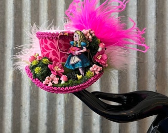 Micro Mini Top Hat, Alice in Wonderland, March Hare Mini Hat, Mad ...