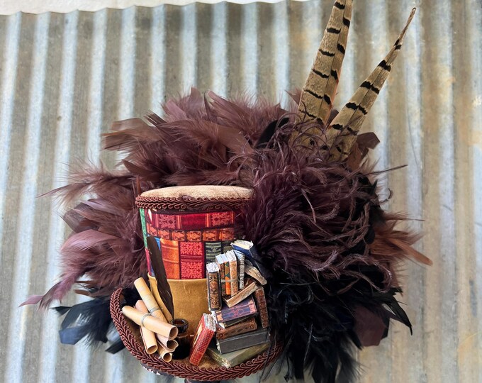 RESERVED FOR JESSI, Book Top Hat, Librarian Hat, Hermione's Hat, Alice ...