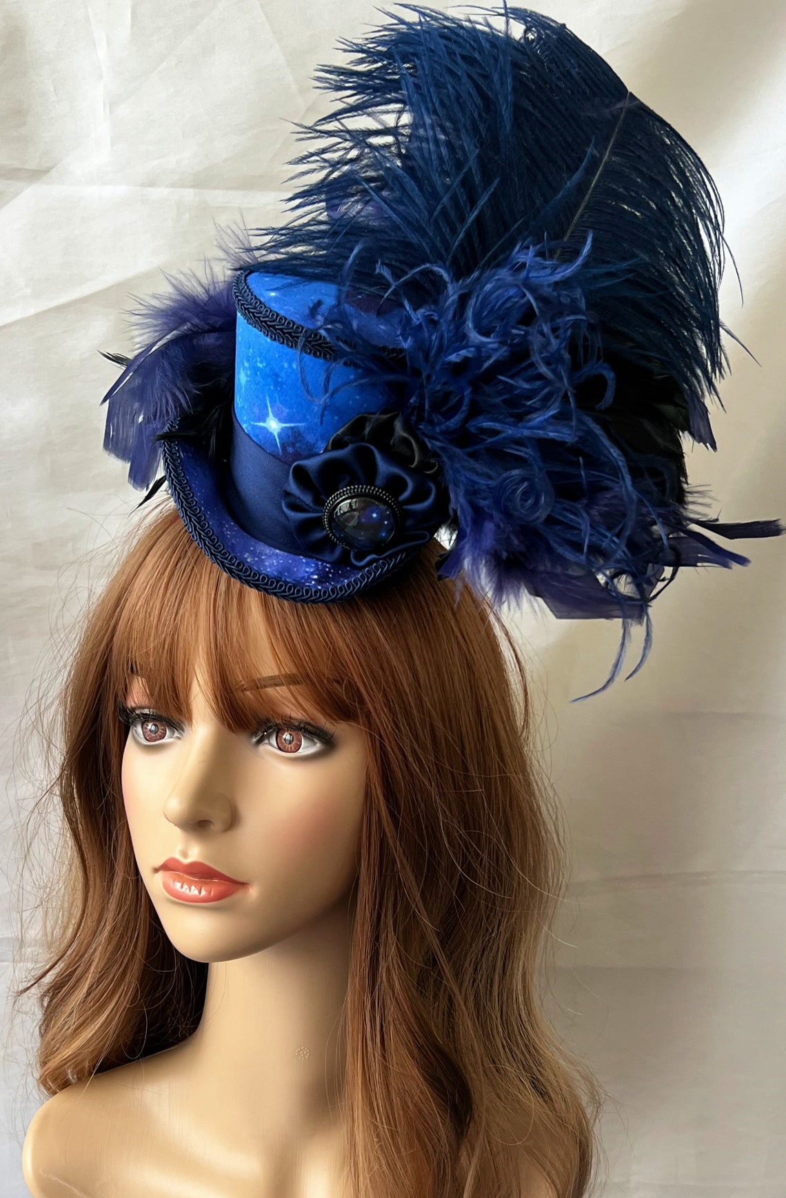 Mini Top Hat Galaxy Mini Top Hat Wizard Mini Top Hat Blue - Etsy