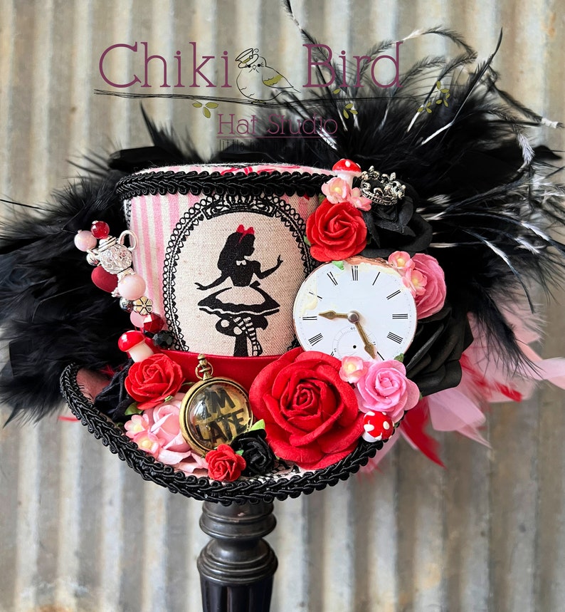 Mini Top Hat Tea Party Mini Top Hat Alice in Wonderland Hat - Etsy