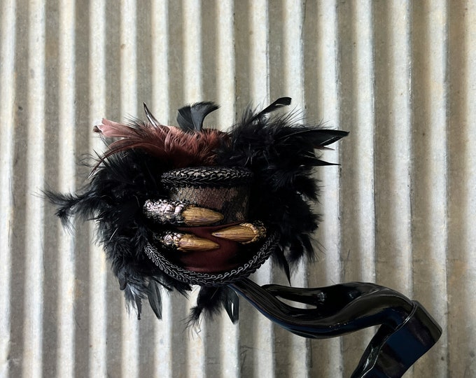 Micro Mini Top Hat, Dragon Hat, Mother of Dragons Hat, Mad Tea Party ...