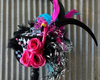 Mini Top Hat, Tea Party Mini Top Hat, Alice in Wonderland Hat, the ...