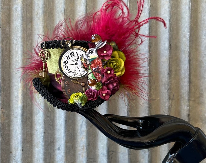 Kentucky Derby Hat, Chess Mini Top Hat, Alice in Wonderland Mini Top ...