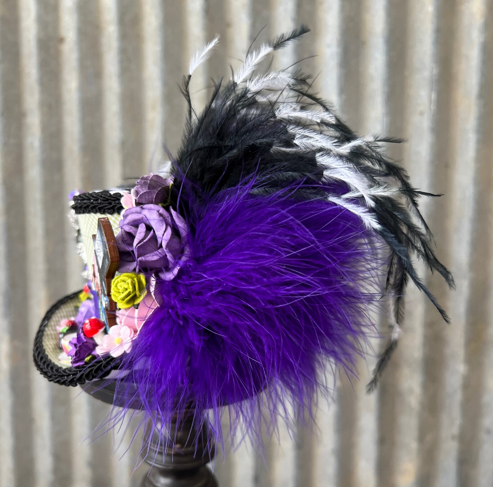 Micro Mini Top Hat Mad Hatter Mini Hat Alice in Wonderland - Etsy