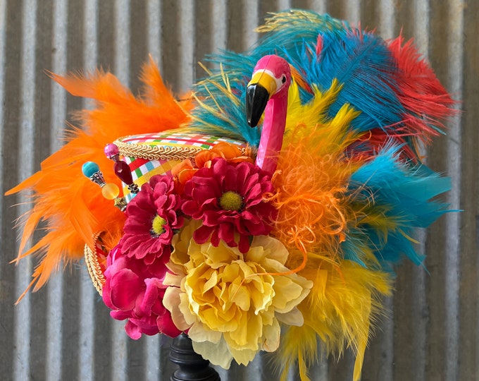 Alice in Wonderland Flamingo Mini Top Hat, Alice in Wonderland, Mad ...