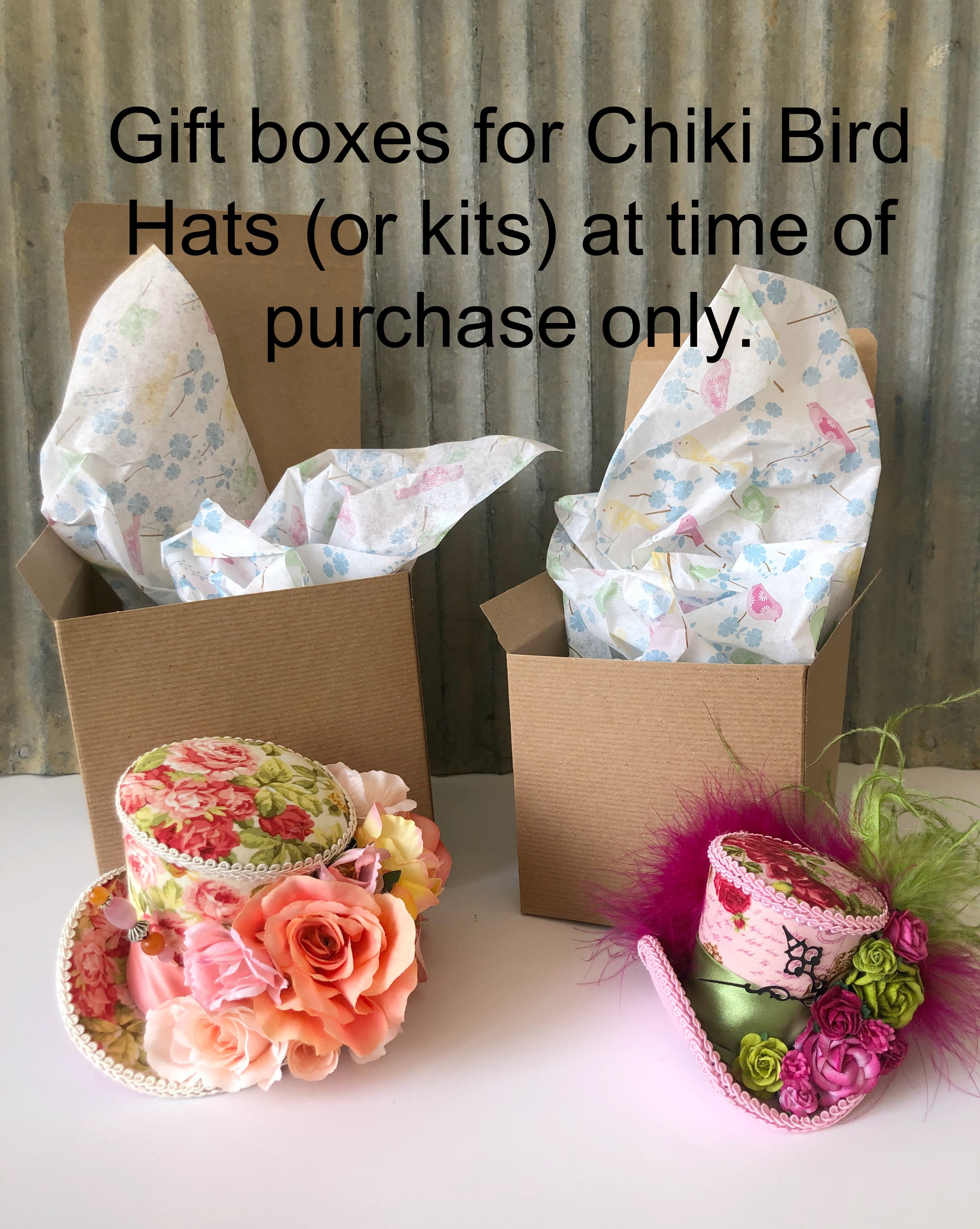 Gift Boxes for Chiki Bird Hats...only at time of sale | Etsy