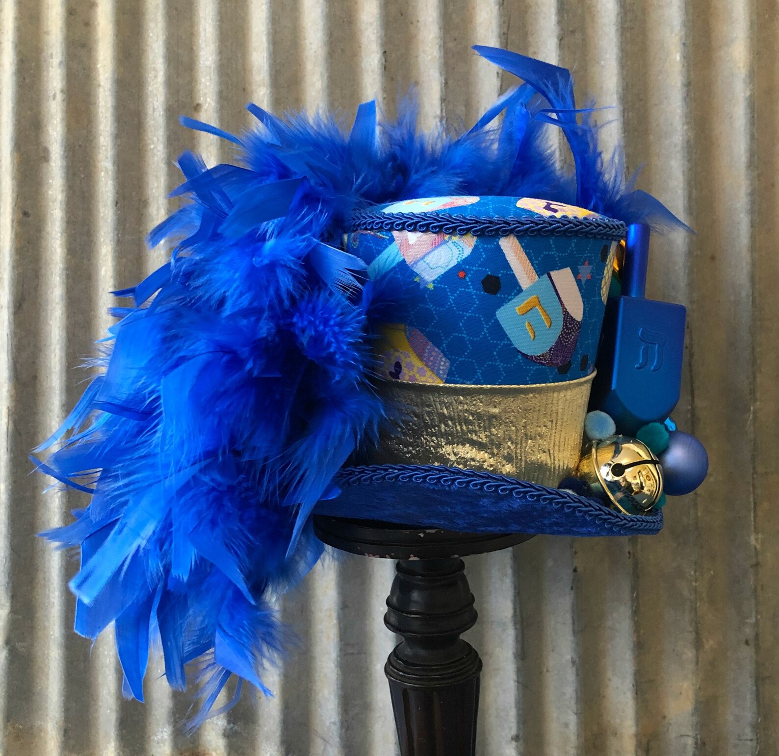 Mini Top Hat Hanukkah Mini Top Hat Dreidel Hat Holiday Hat - Etsy