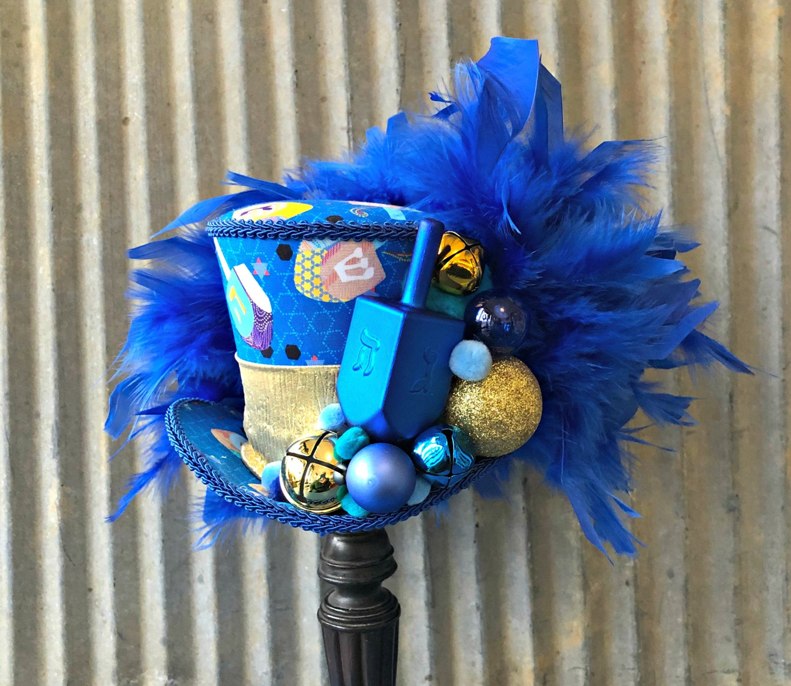 Mini Top Hat Hanukkah Mini Top Hat Dreidel Hat Holiday Hat - Etsy