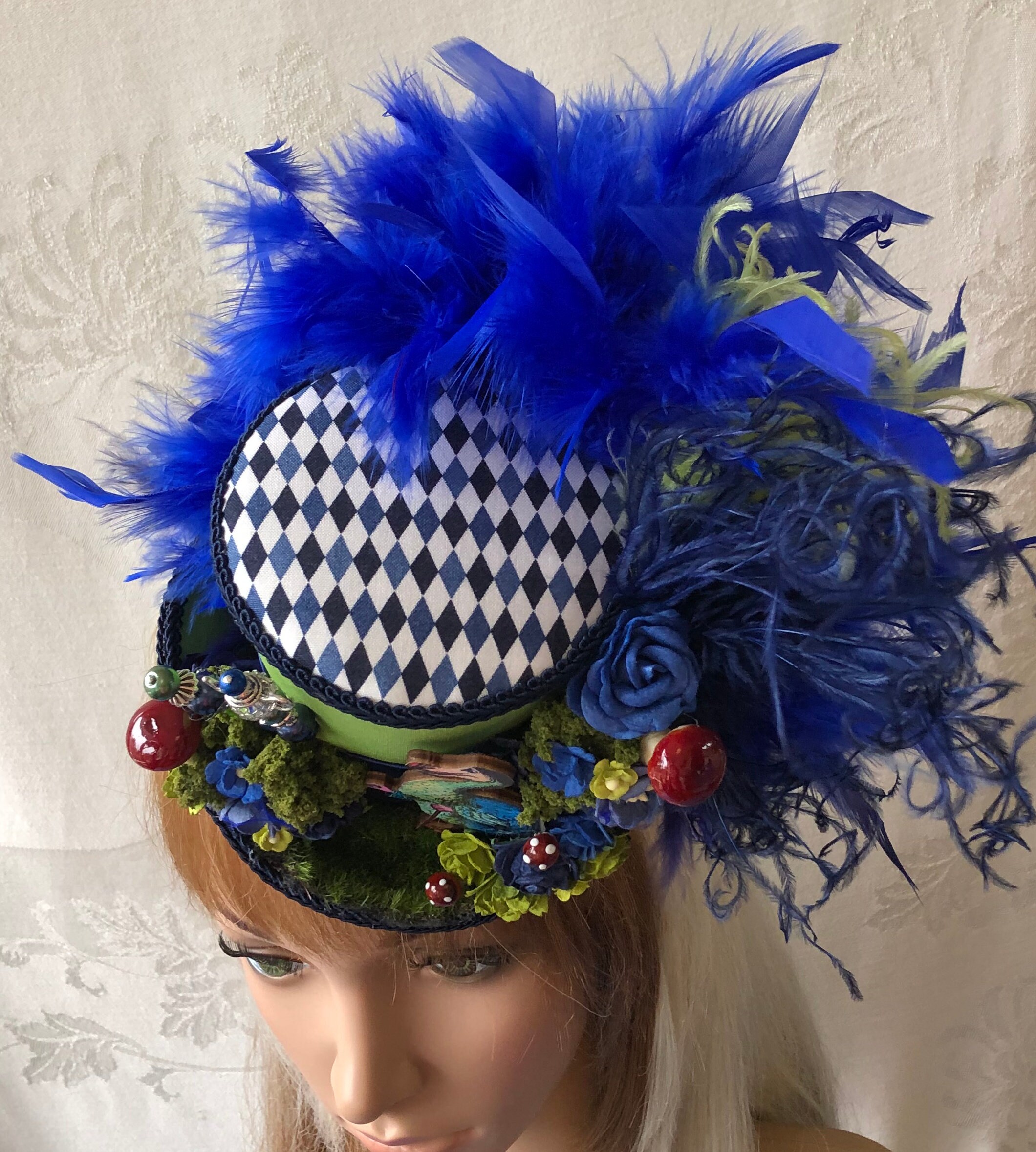 Mini Top Hat The Dodo Diorama Tea Hat Mad Hatter Hat Mad | Etsy