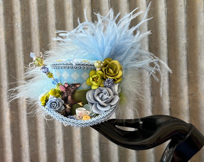 Micro Mini Top Hat, Dormouse Mad Tea Party Hat, Aice in Wonderland, Tea ...