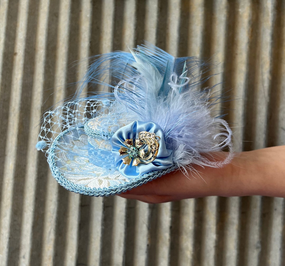 Mini Pirate Hat, Micro Mini Bicorn Hat,tea Party Hat,steampunk Tricorn ...