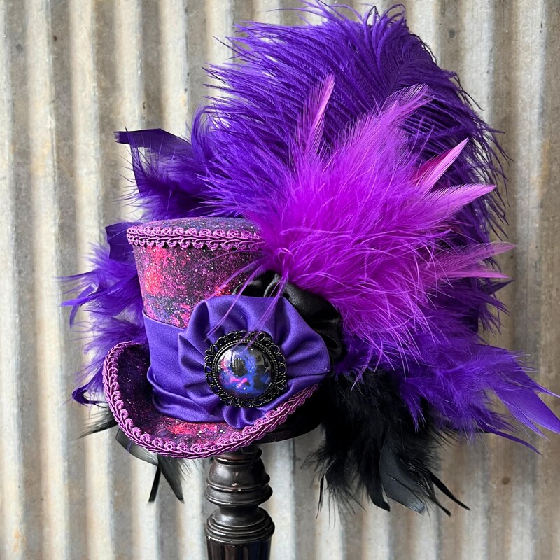 Pink Mini Top Hat - Etsy