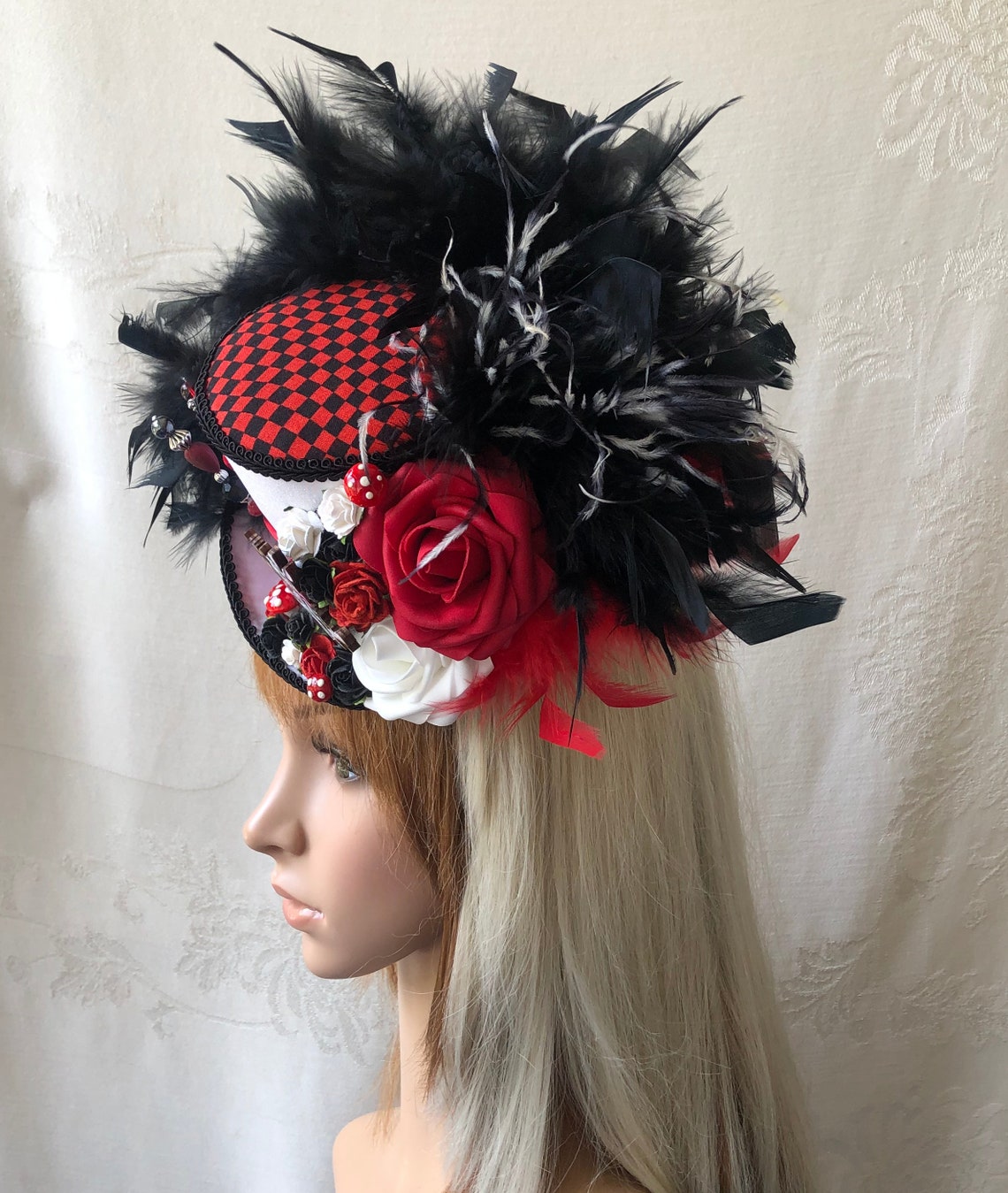 Mini Top hat Tea Party Mini Top Hat Alice in Wonderland Hat | Etsy