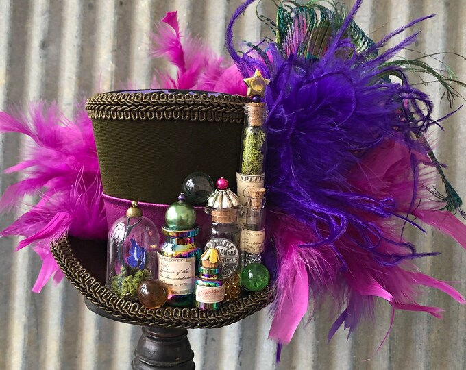 Mini Top Hat Potions Hat Mini Top Hat Mad Dr. Hat - Etsy