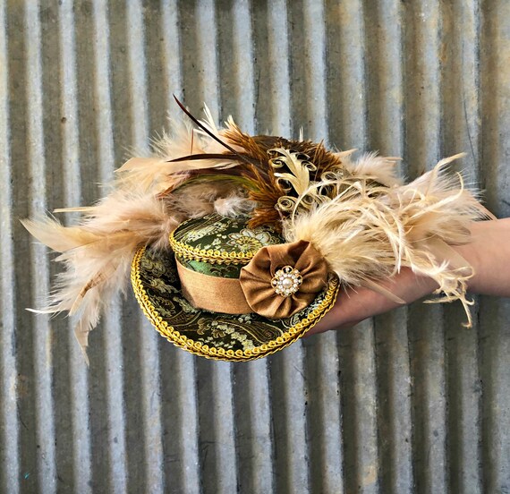 Mini pirate hat Micro Mini Bicorn Hat Tea Party Hat | Etsy