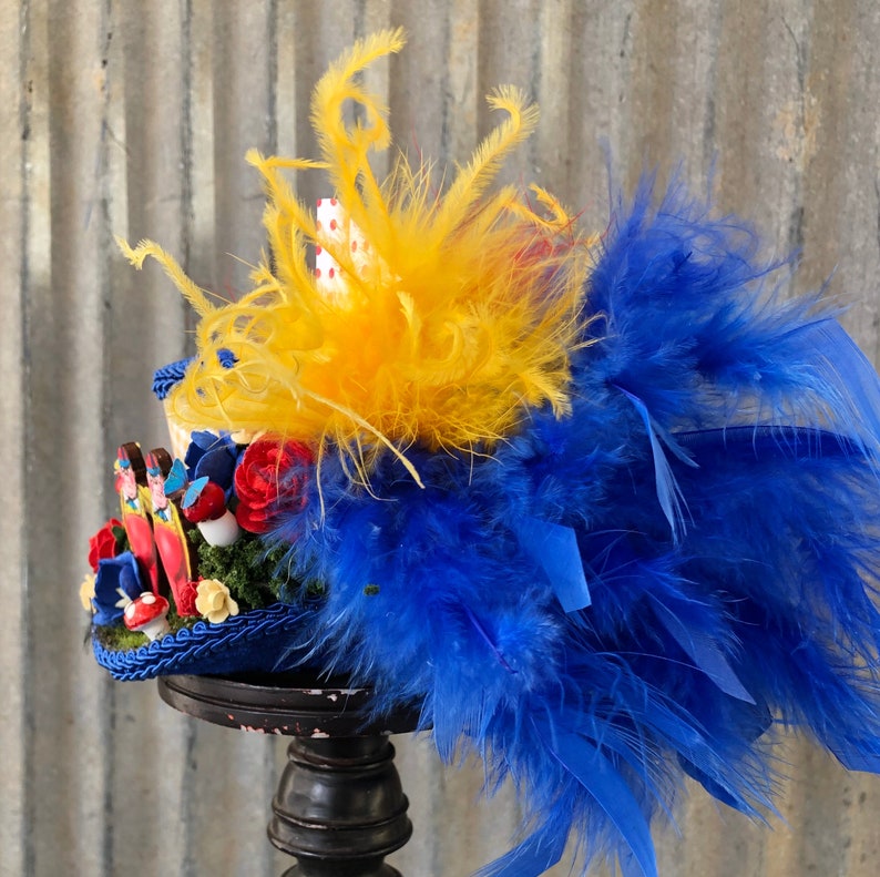 Micro Mini Top Hat Alice in Wonderland Tweedle Twins Hat | Etsy