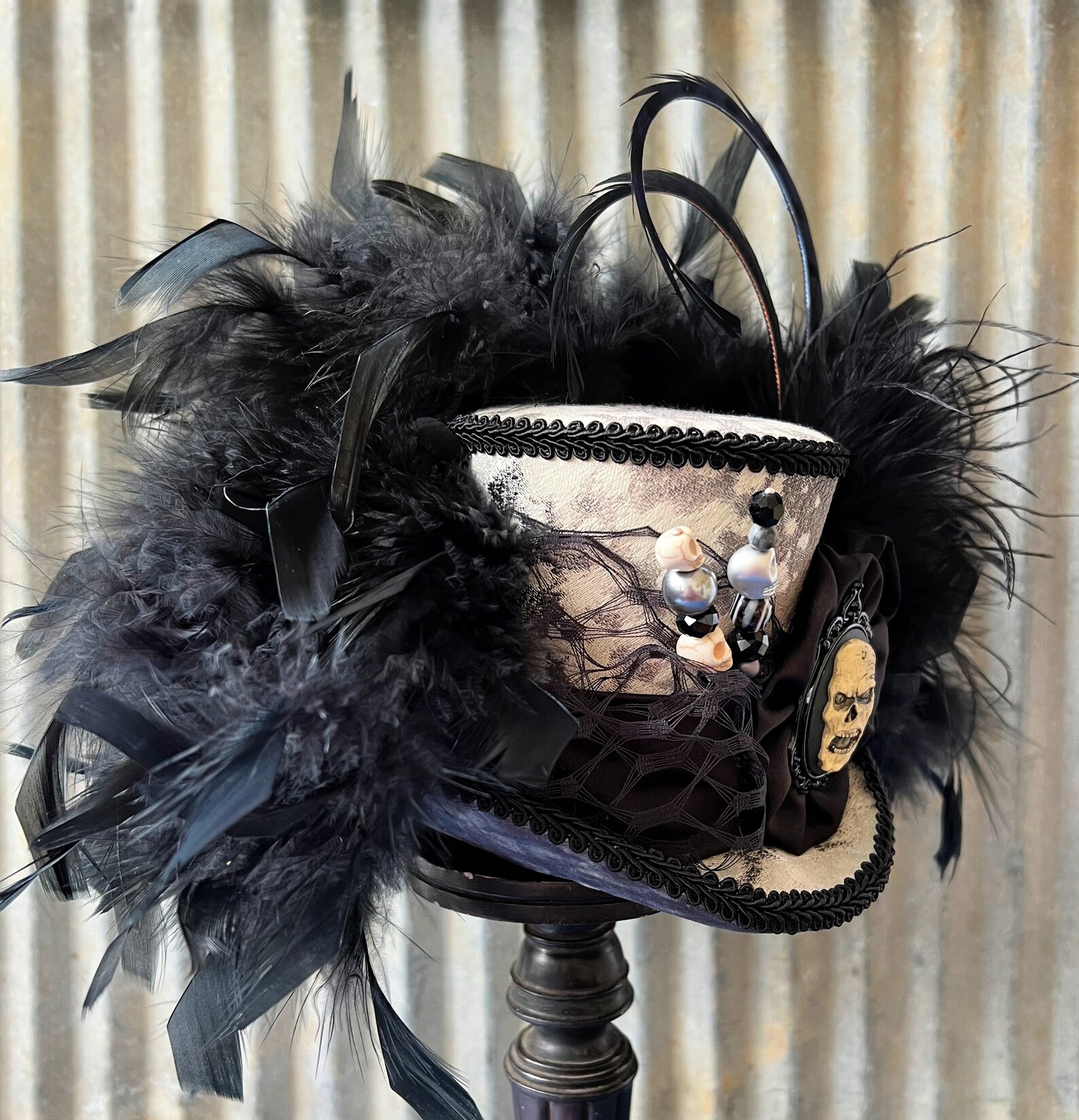 Mini Top Hat Walking Dead Mini Top Hat Halloween Hat Zombie - Etsy