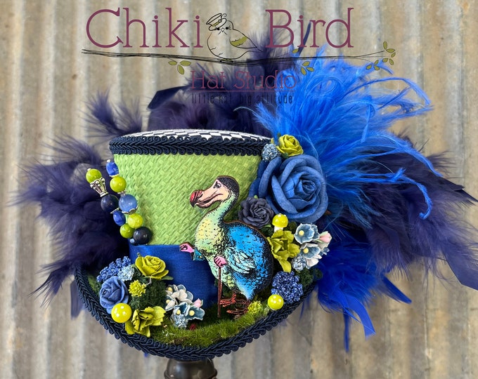 Mini Top Hat the Dodo Diorama Tea Hat Mad Hatter Hat Mad - Etsy