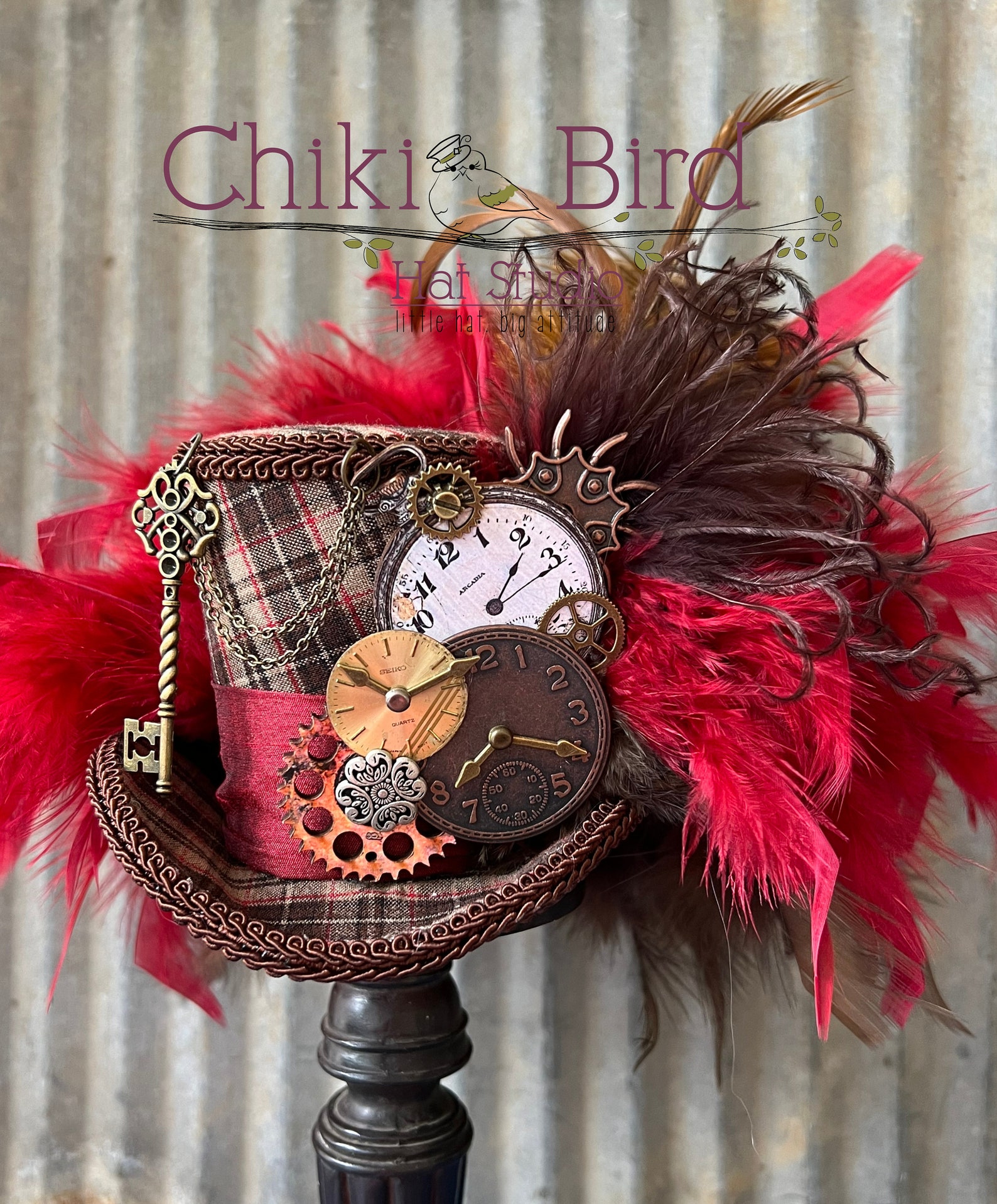 Mini Top Hat Steampunk Mini Top Hat Steampunk Clock Hat - Etsy