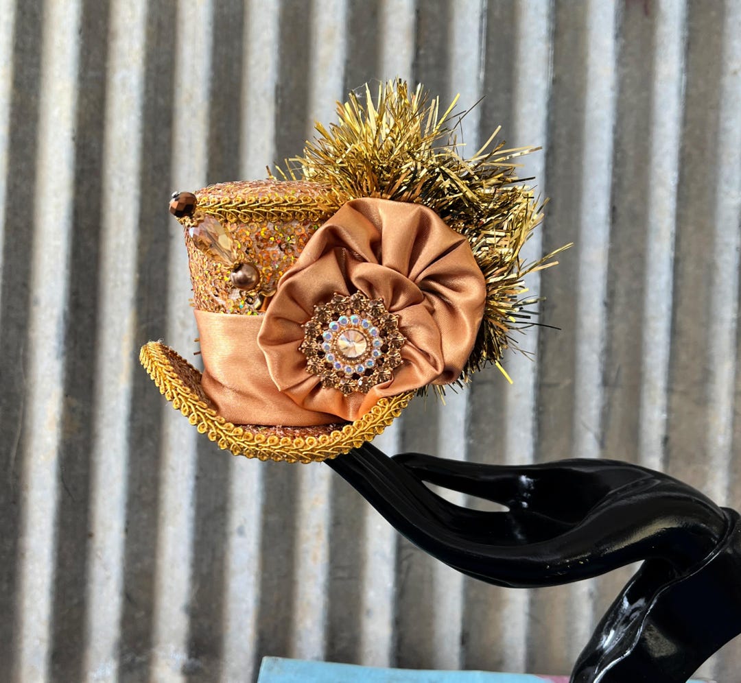 Micro Mini Top Hat, New Year's Eve Micro Mini Top Hat, Mini Hat, Mad ...