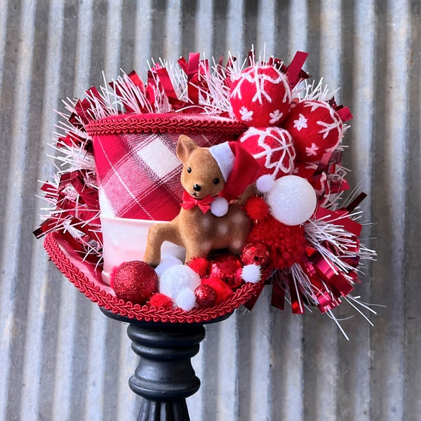 Top Hat Tree Topper - Etsy