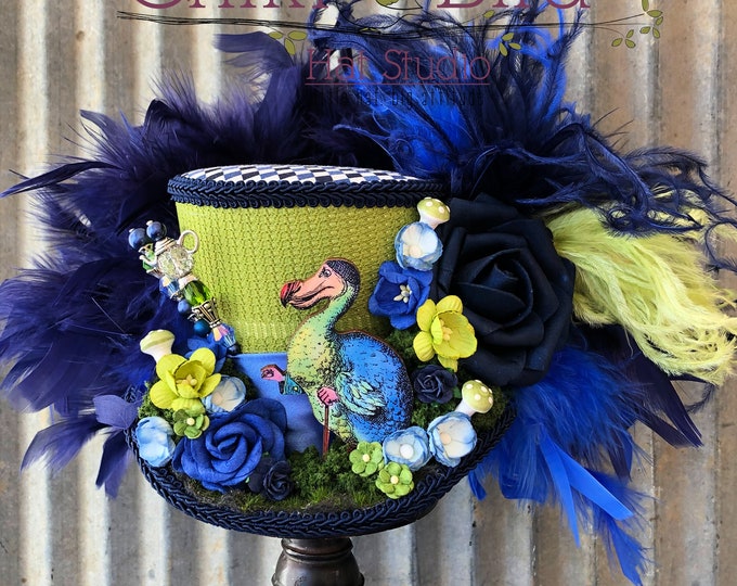 Mini Top Hat the Dodo Diorama Tea Hat Mad Hatter Hat Mad | Etsy