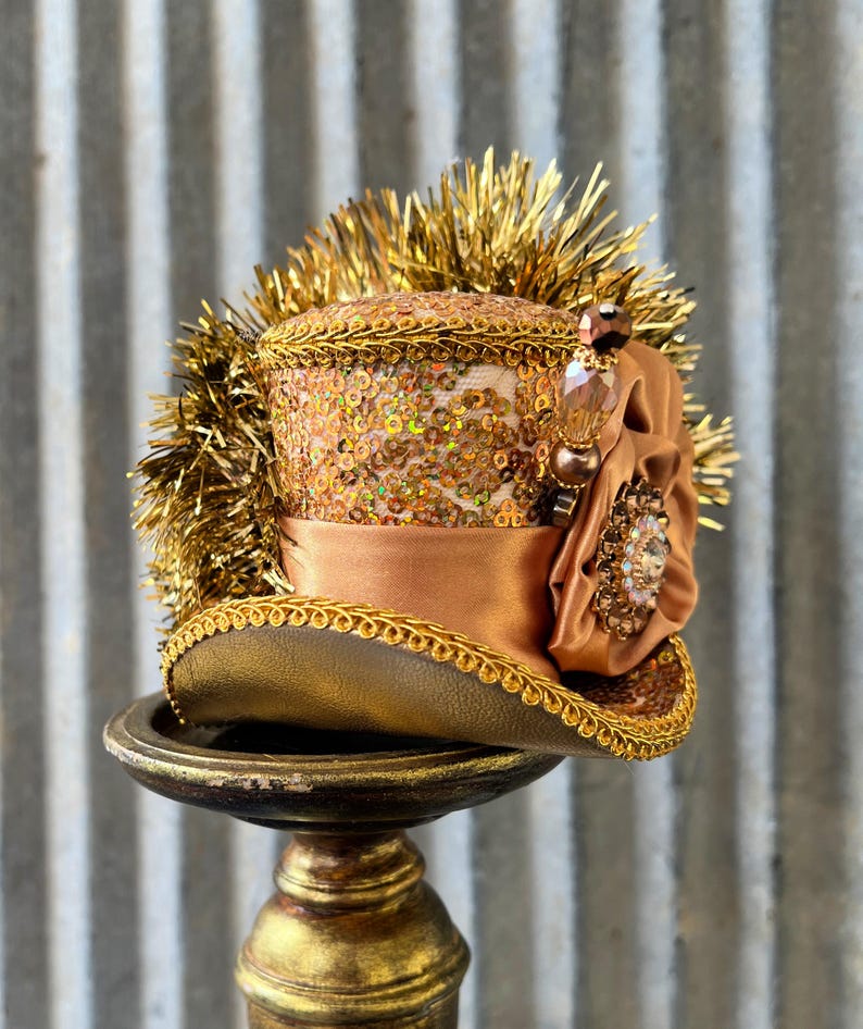 Micro Mini Top Hat, New Year's Eve Micro Mini Top Hat, Mini Hat, Mad ...