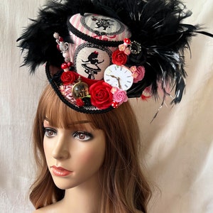 Mini Top Hat Tea Party Mini Top Hat Alice in Wonderland Hat - Etsy