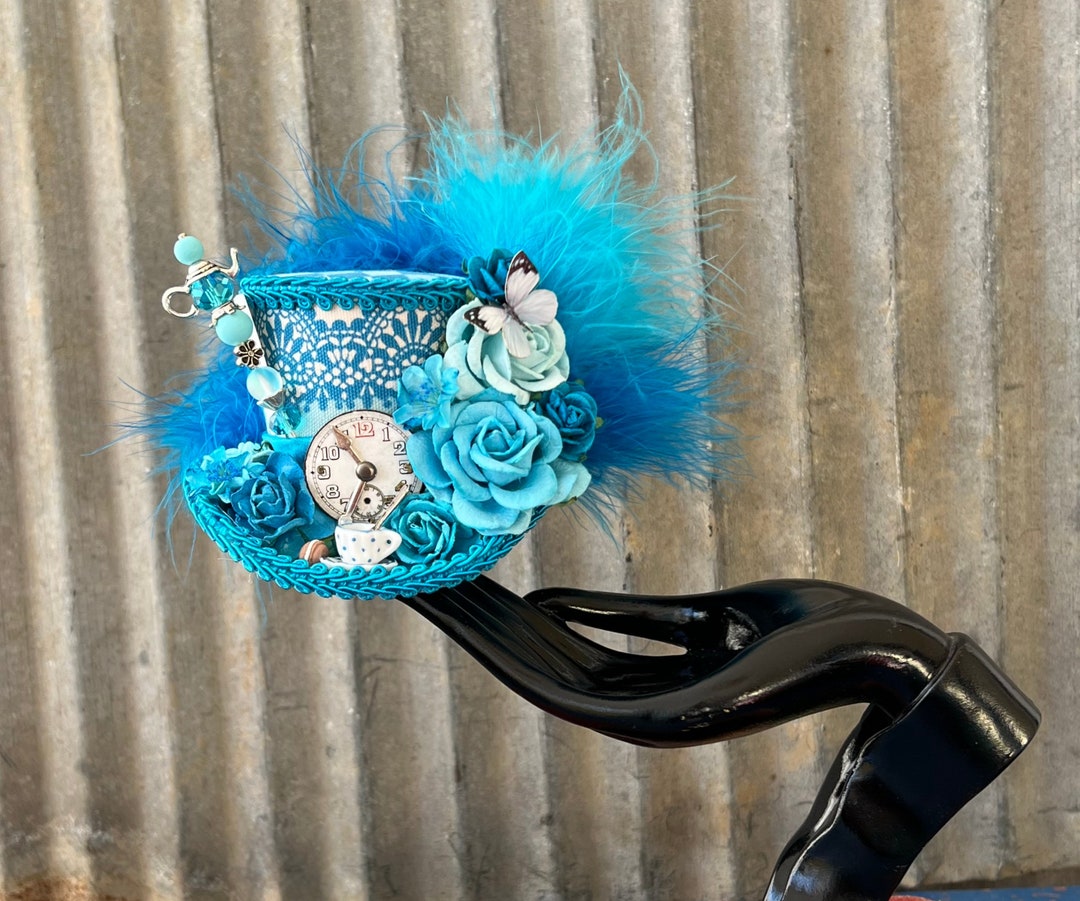 Micro Mini Top Hat, Mini Top Hat, Alice in Wonderland, Mad Hatter Mini ...